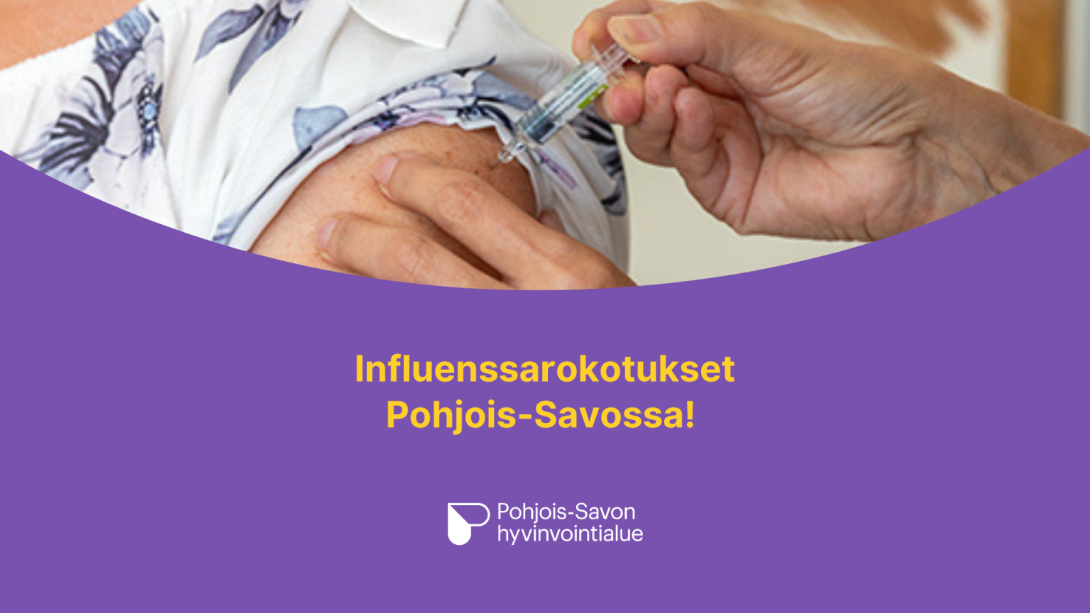 Influenssarokotukset Pohjois-Savon hyvinvointialueella - Kiuruvesi ...